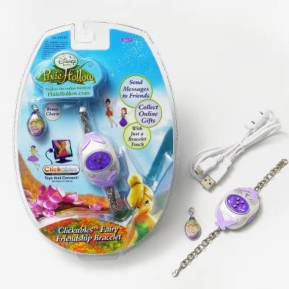 Disney | Toys | Disney Fairies Purple Pixie Hollow Clickables Fairy Friendship Bracelet | Poshmark